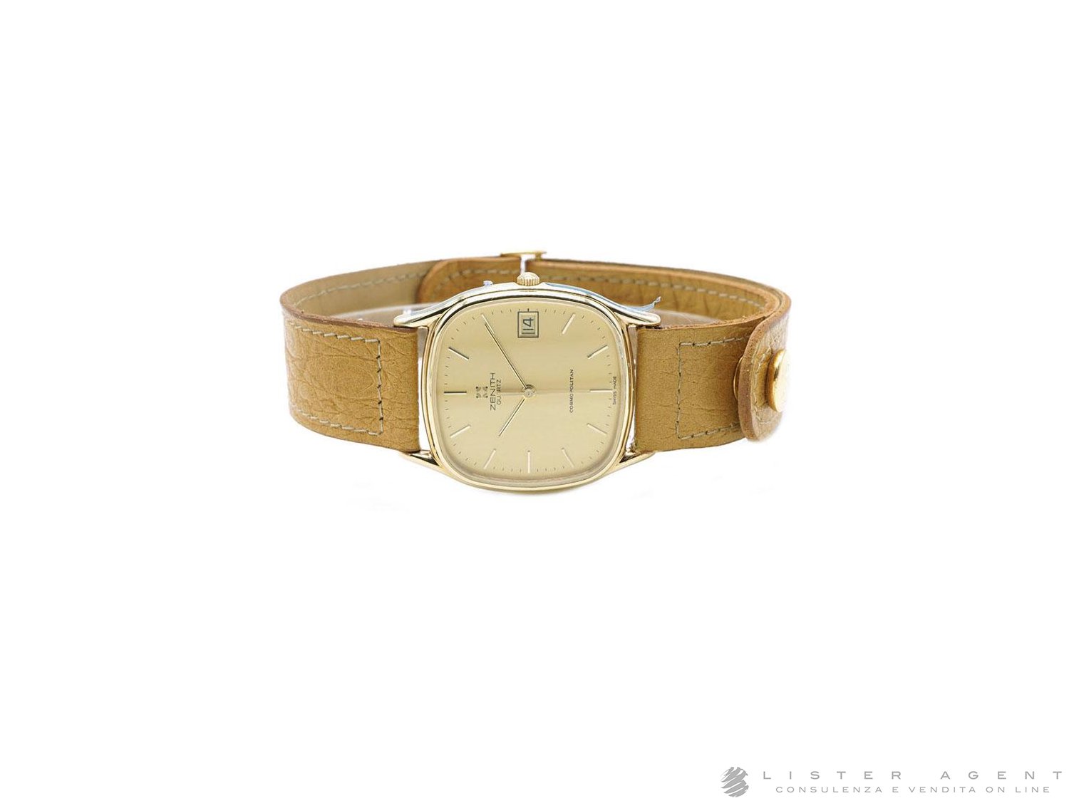 ZENITH Cosmopolitan in acciaio placcato oro giallo Champagne Ref ...