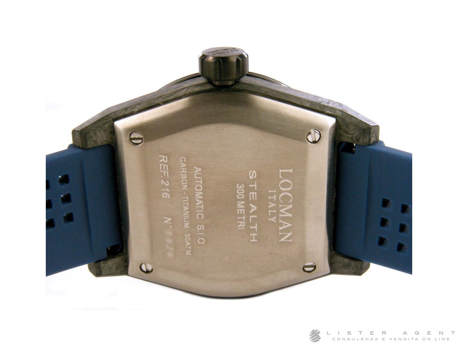 LOCMAN Stealth Carbon 300 Meters Automatic in carbon and titanium Ref ...